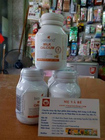 Canxi milk Bioisland 90 viên của Úc